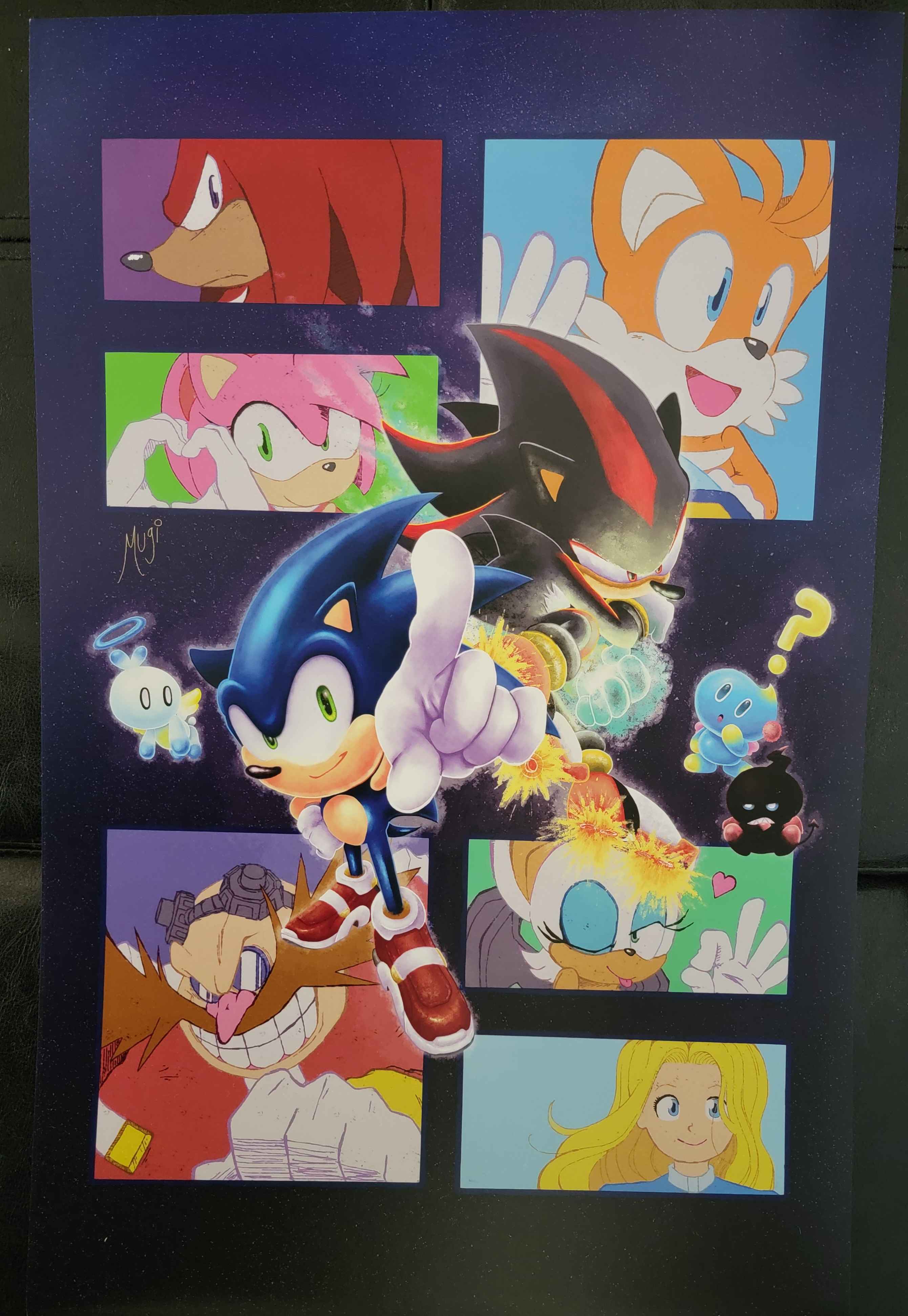 Sonic Adventure 2 Panels Poster – Pencil Punch